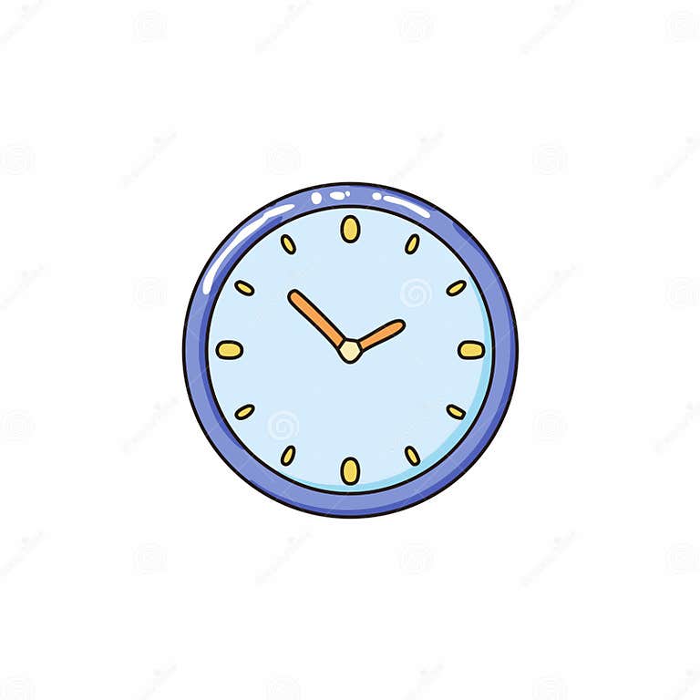 Vector Illustrations Icon Designed for Symbol of Represents Clock ...