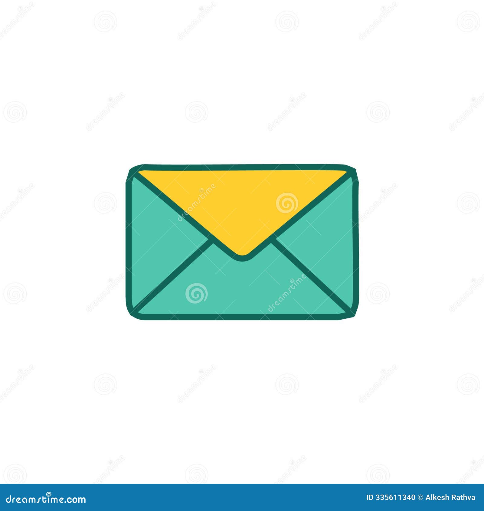 Vector Illustrations Icon Designed for Symbol Represents of Mail. Stock ...