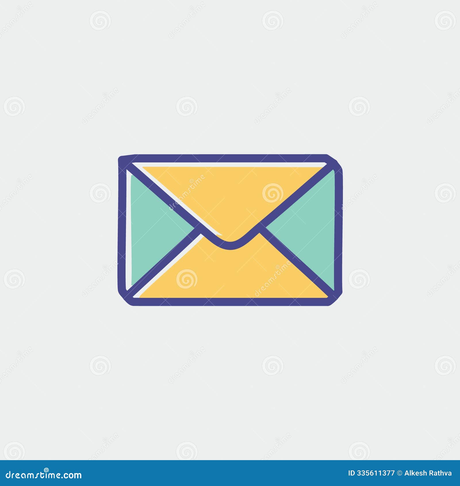 Vector Illustrations Icon Designed for Symbol Represents of Mail. Stock ...