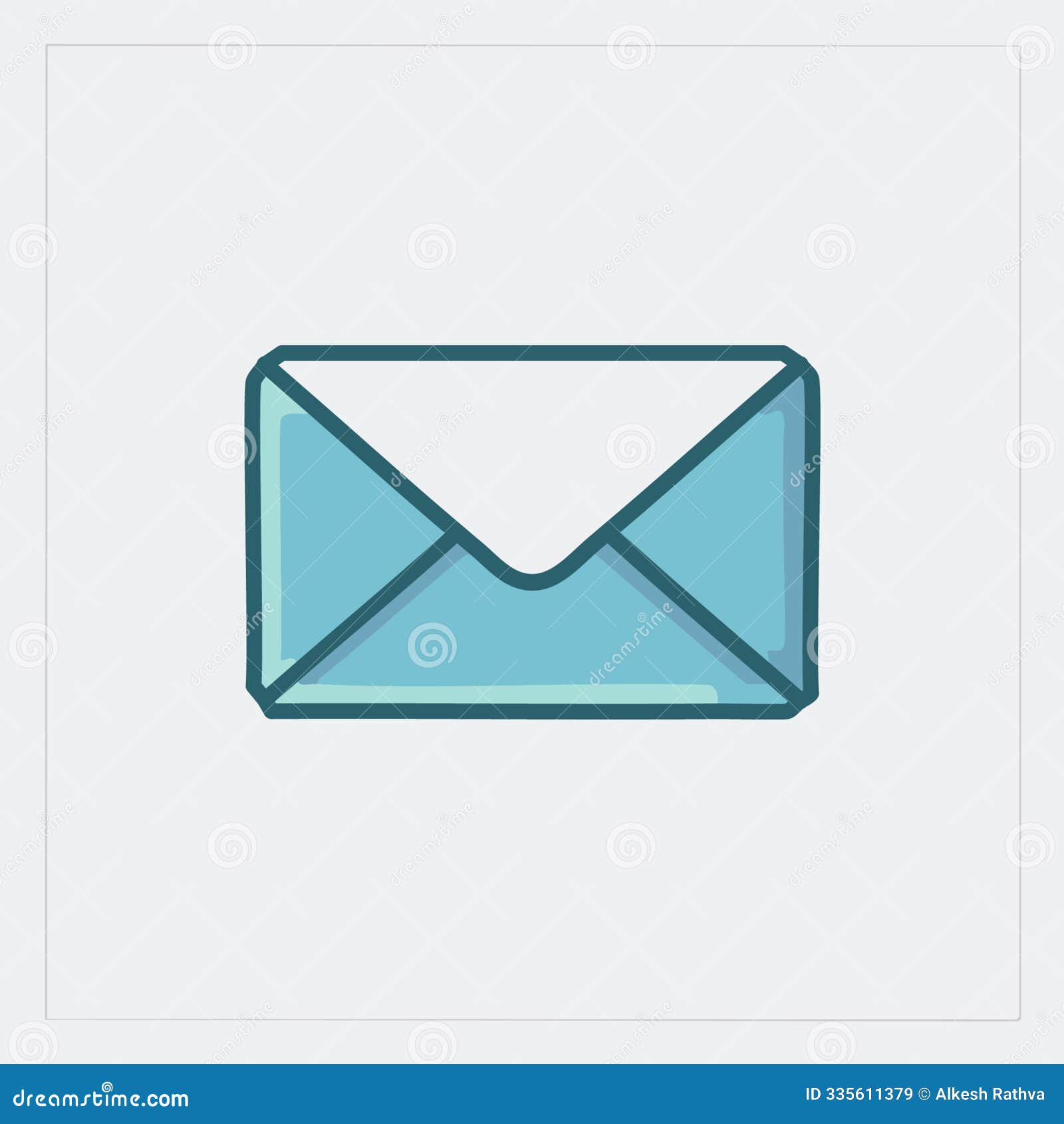 Vector Illustrations Icon Designed for Symbol Represents of Mail. Stock ...