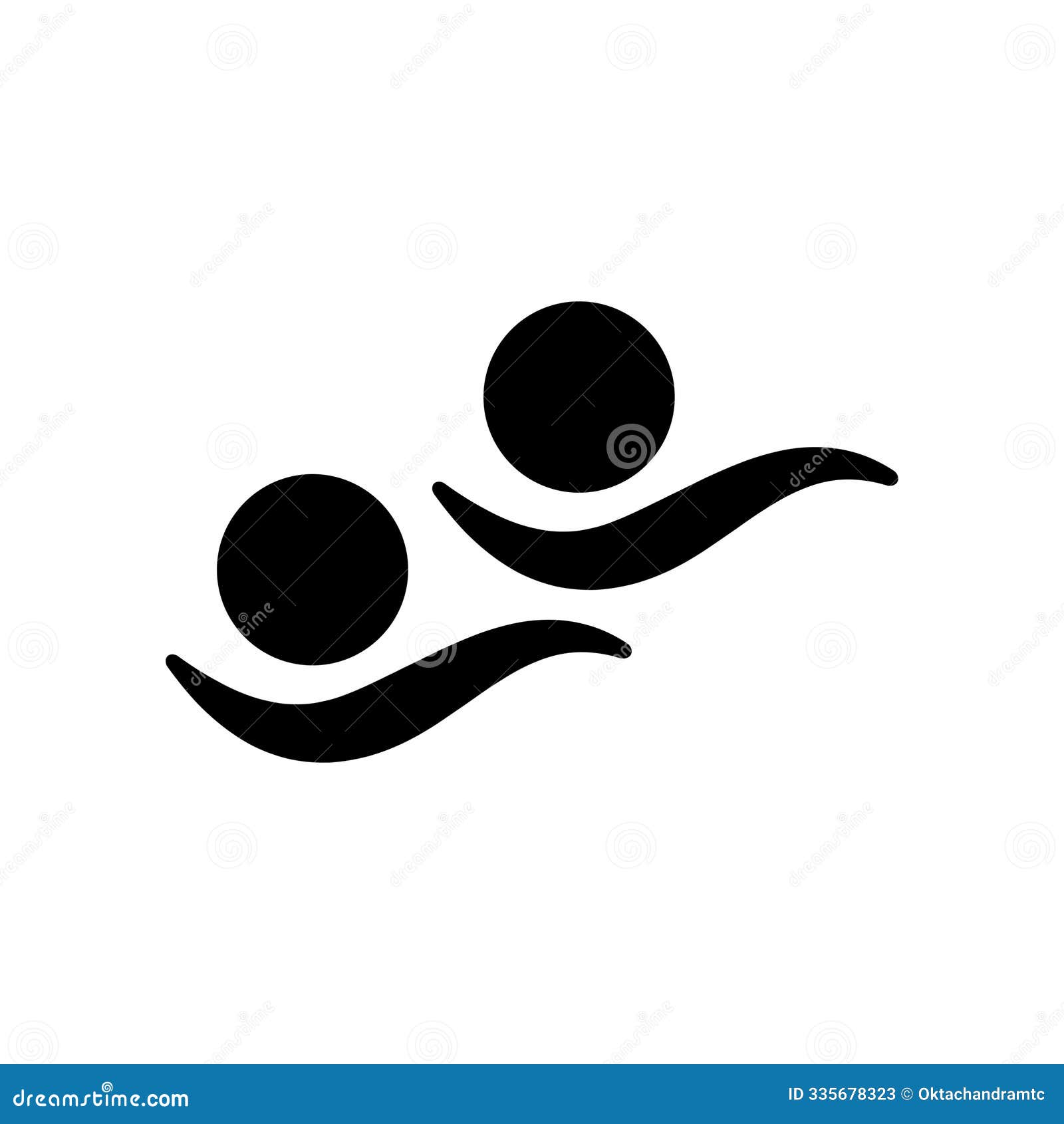 Swimming Icon. Swimming Symbol. Swimming Sign. Simple Swimmer Logo Sign ...