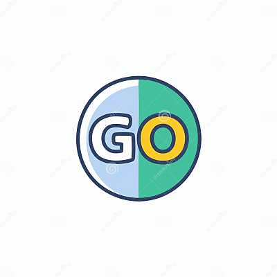 Vector Icon Designed for Symbol Represents of the Go Stock Illustration ...