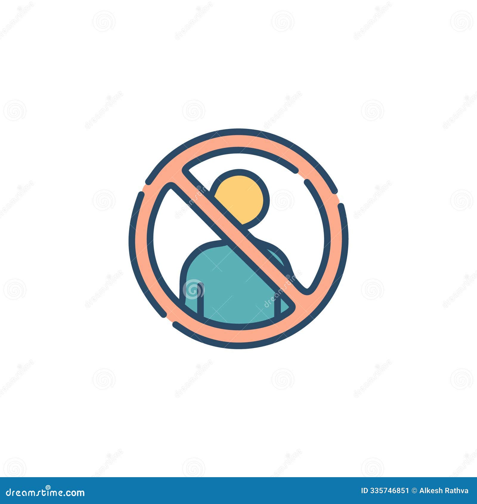 Vector Icon Design for Symbol Represents the Silence Please. Stock ...