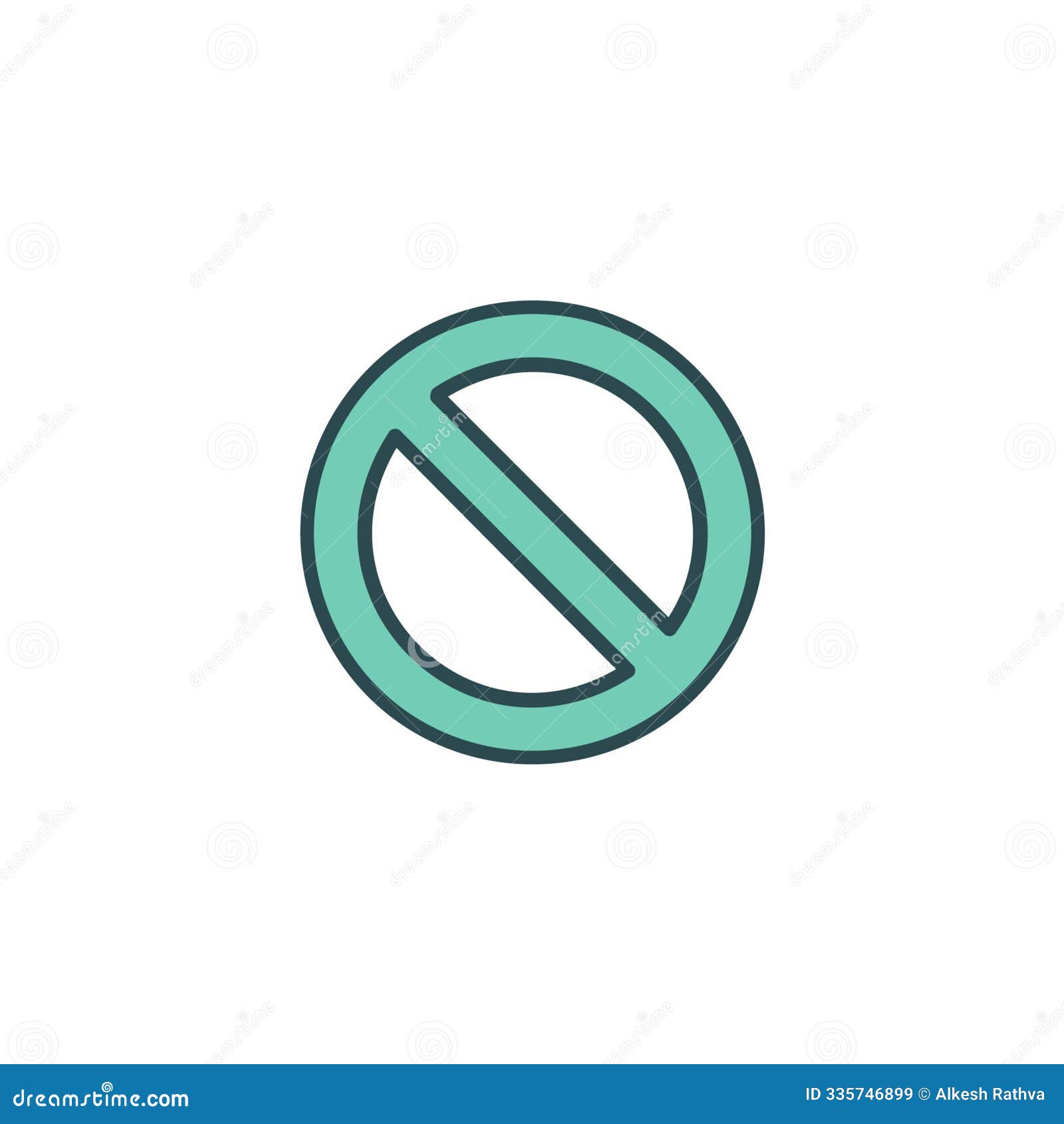 Vector Illustrations Icon Designed for Symbol of Restrictions or Stop ...