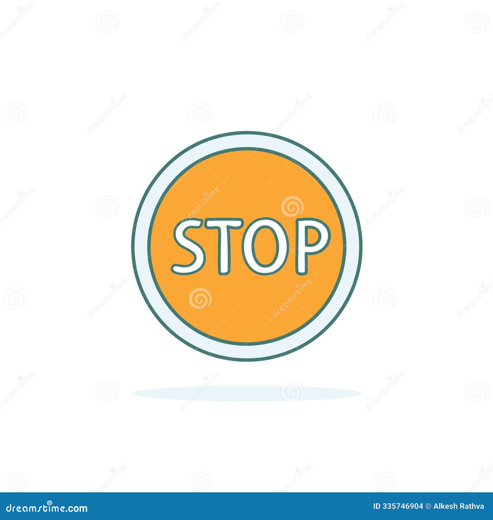 Vector Illustrations Icon Designed for Symbol of Restrictions or Stop ...