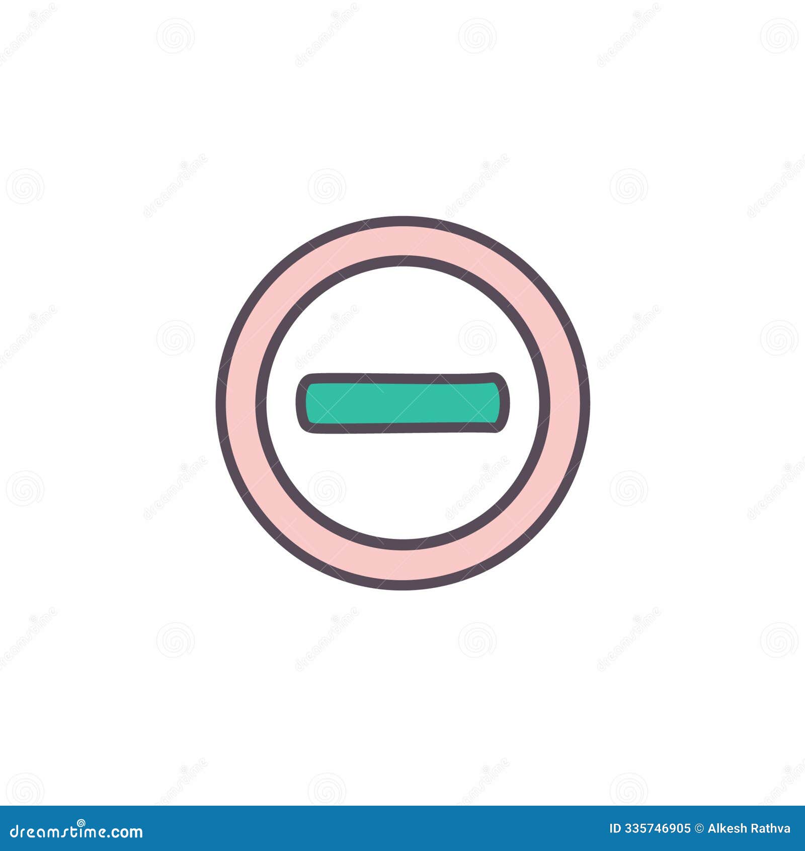 Vector Illustrations Icon Designed for Symbol of Restrictions or Stop ...