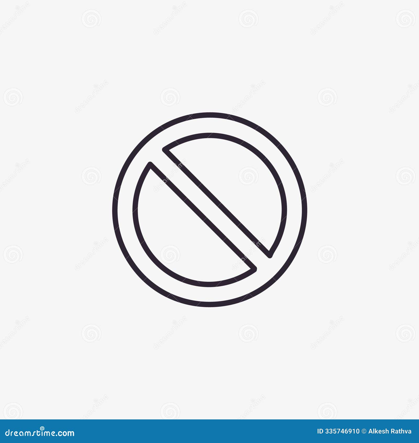 Vector Illustrations Icon Designed for Symbol of Restrictions Pr Stop ...