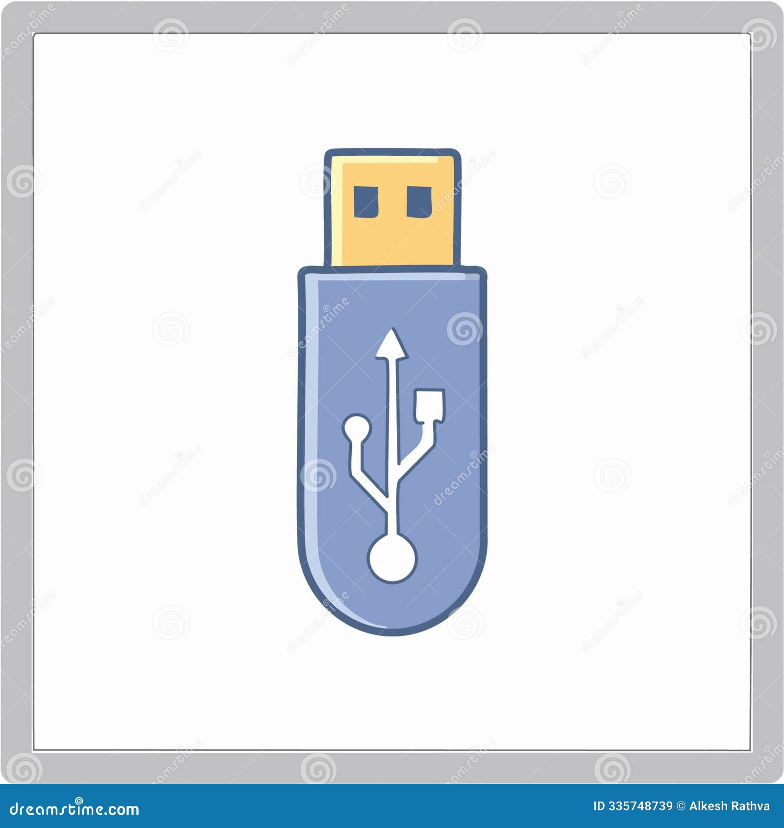 Vector Icon Designed for Symbol Represents Usb Drive. Stock ...