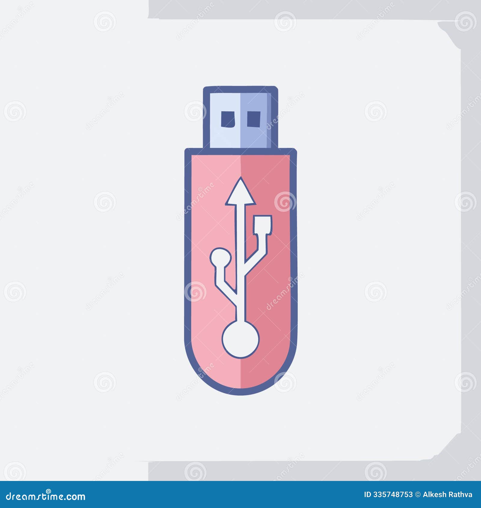 Vector Icon Designed for Symbol Represents Usb Drive. Stock ...