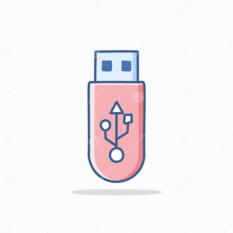 Vector Icon Designed for Symbol Represents Usb Drive. Stock ...