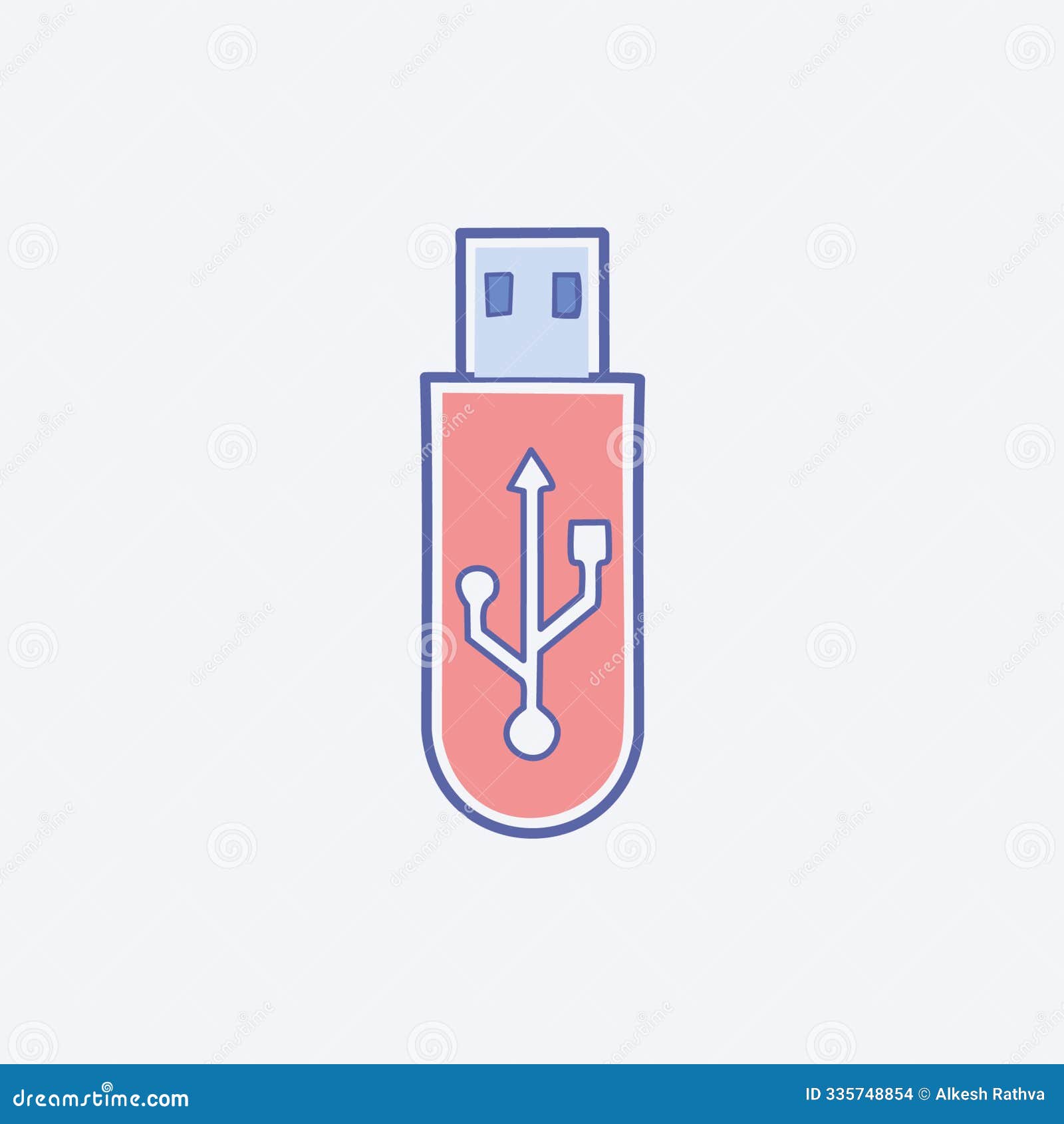 Vector Icon Designed for Symbol Represents Usb Drive. Stock ...