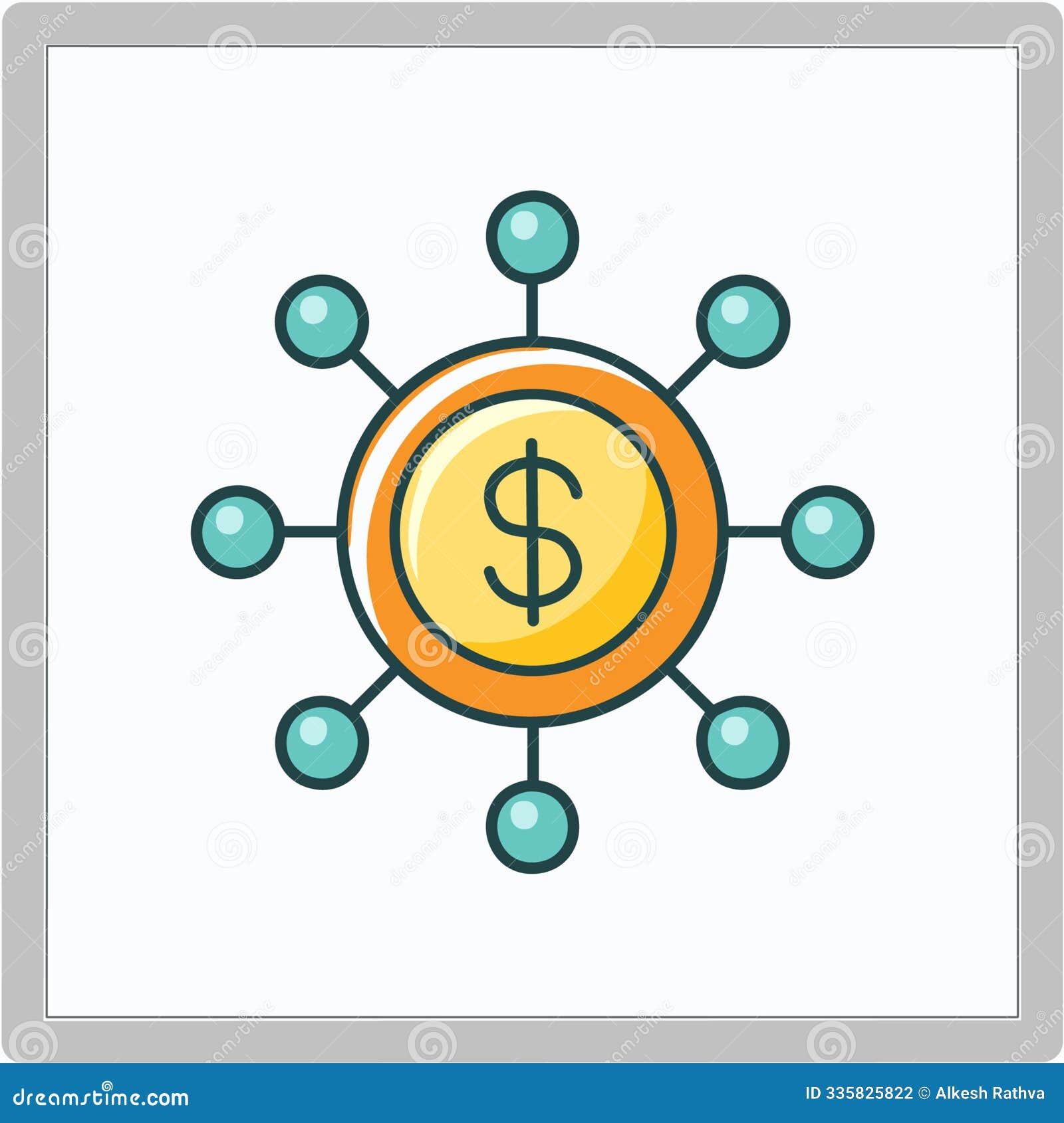 Vector Illustrations Icon Designed for Symbol of Accounting in Banking ...