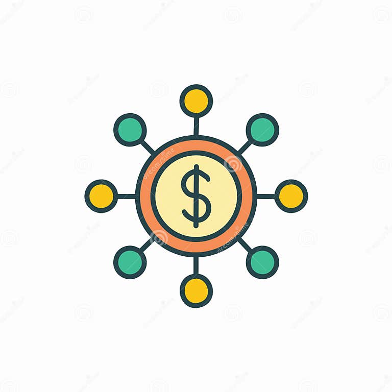 Vector Illustrations Icon Designed for Symbol of Accounting in Banking ...