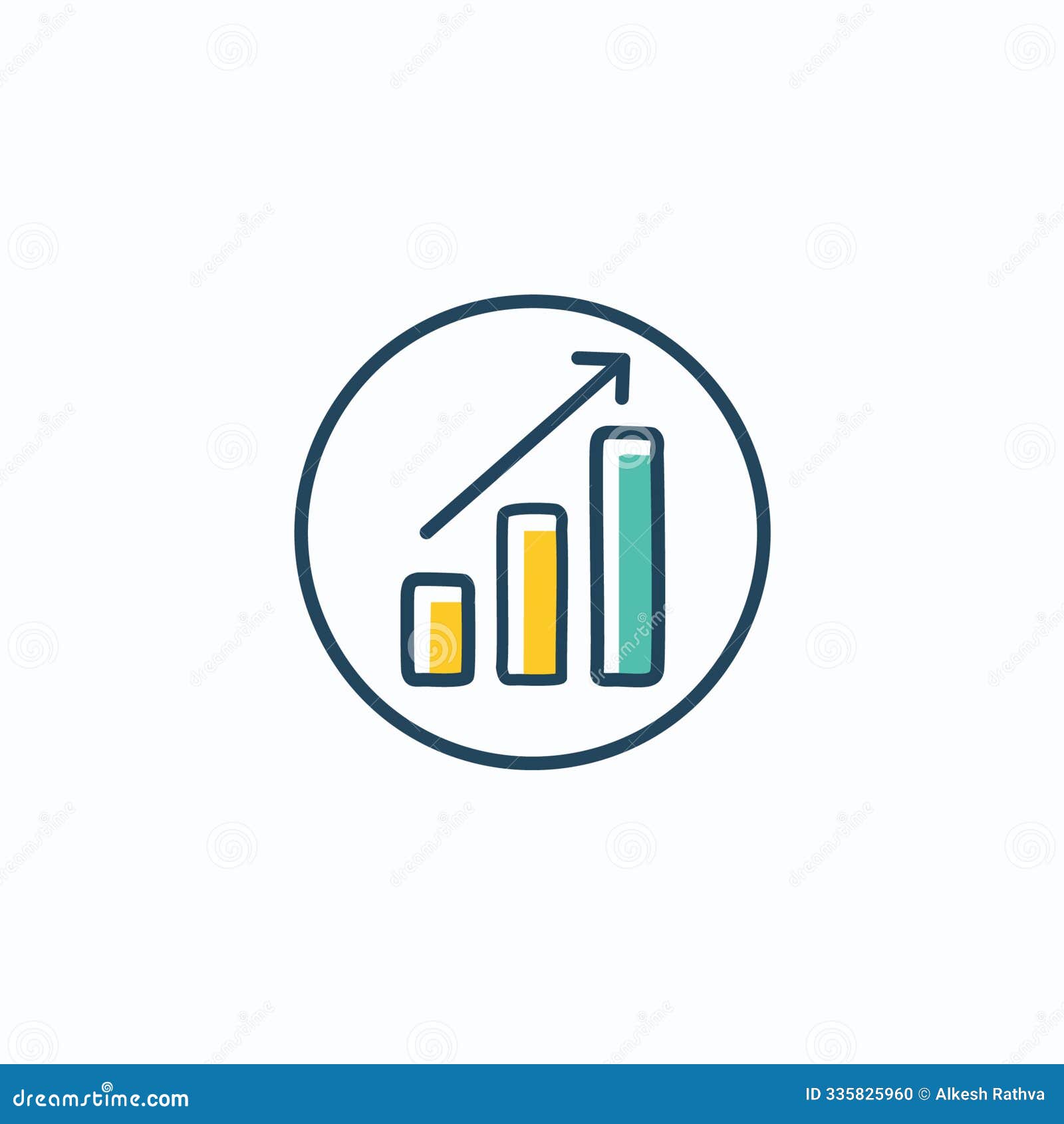 Vector Illustrations Icon Designed for Symbol of Buisness Growth ...