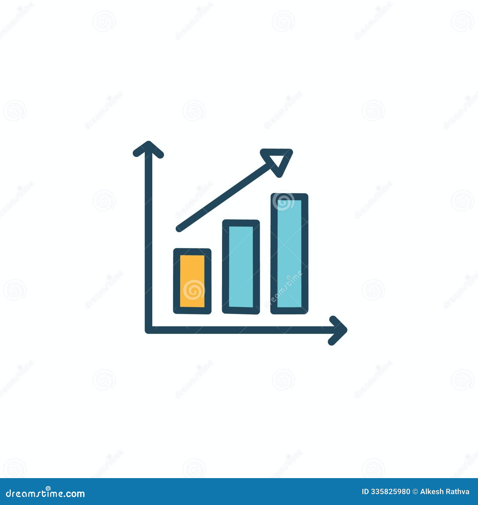 Vector Illustrations Icon Designed for Symbol of Buisness Growth ...