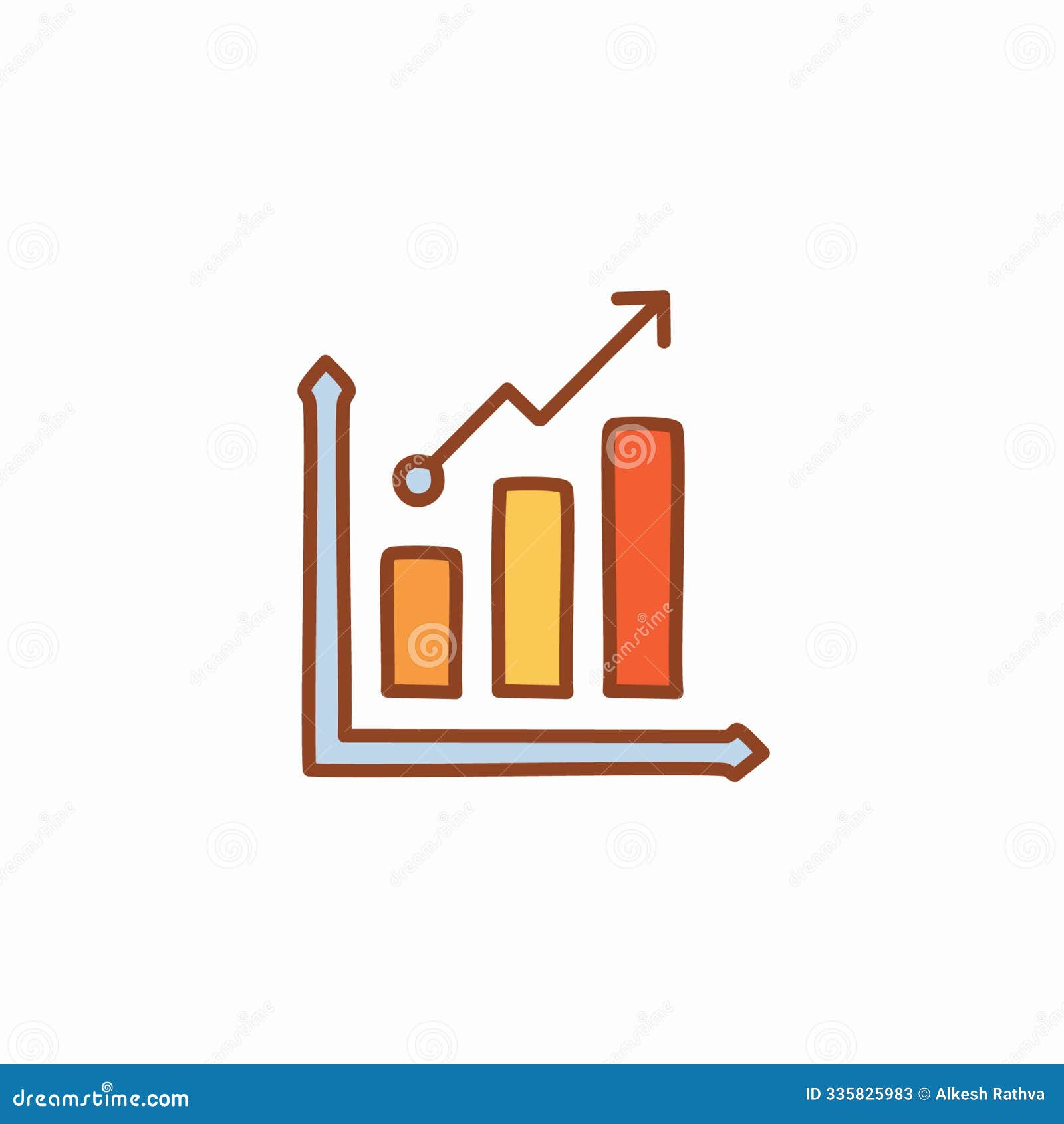 Vector Illustrations Icon Designed for Symbol of Buisness Growth ...