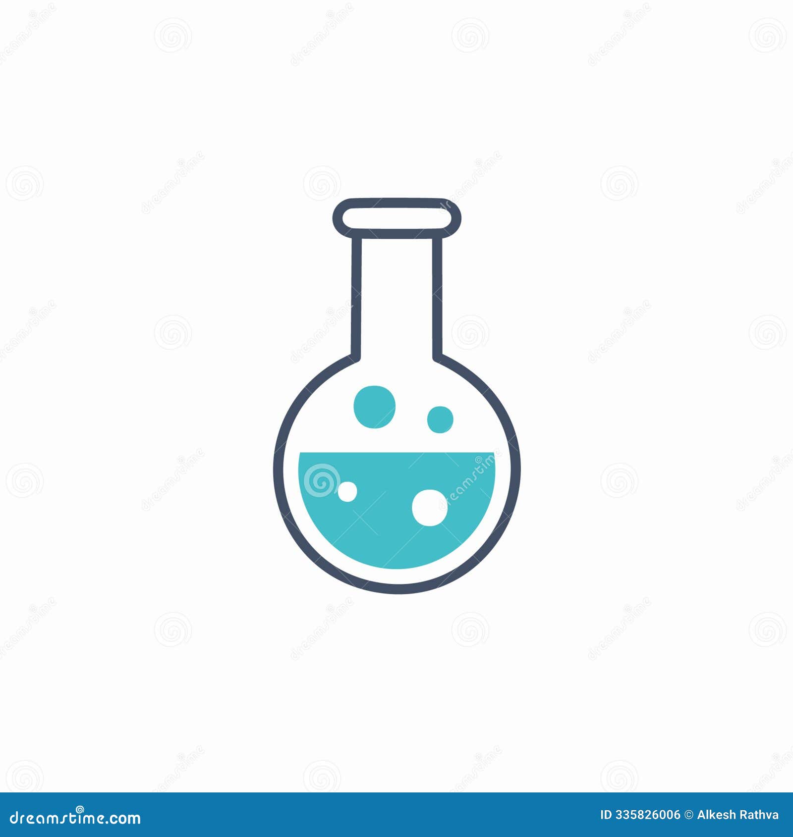Vector Illustrations Icon Designed for Symbol of Glass Flask. Stock ...