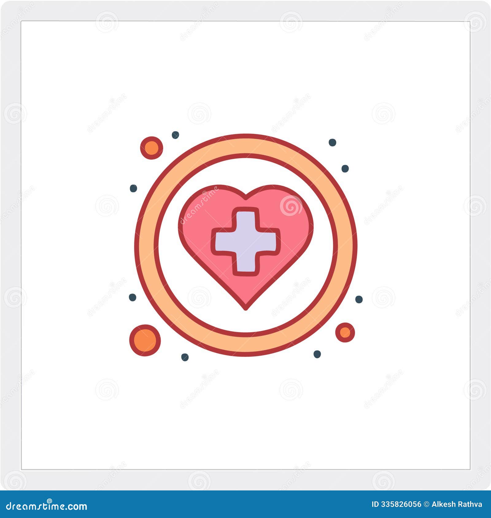 Vector Illustrations Icon Designed for Symbol of Healthcare Management ...