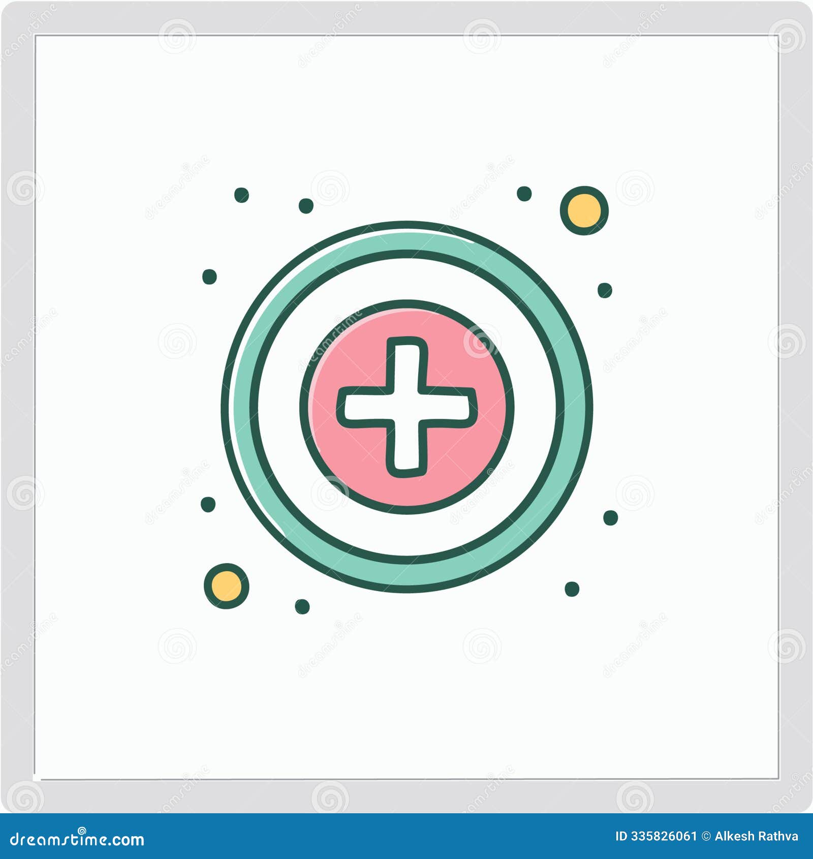 Vector Illustrations Icon Designed for Symbol of Healthcare Management ...