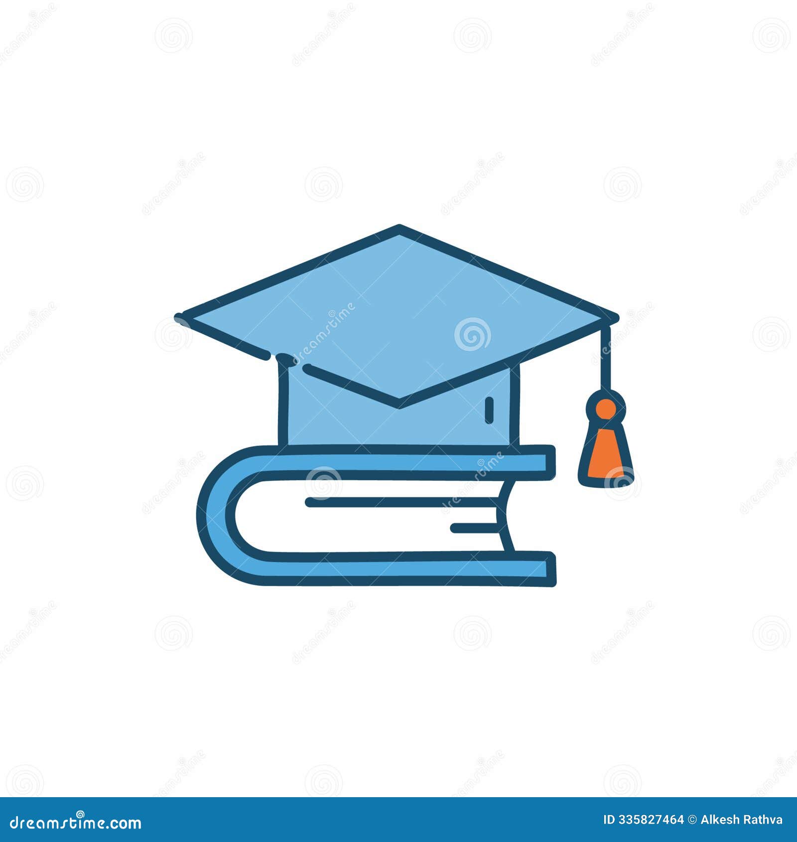Vector Illustrations Icon Designed for Symbol of Education Scholars ...