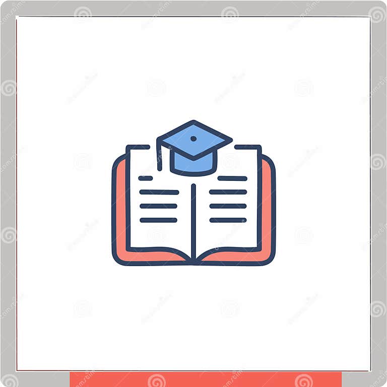 Vector Illustrations Icon Designed for Symbol of Education Scholars ...