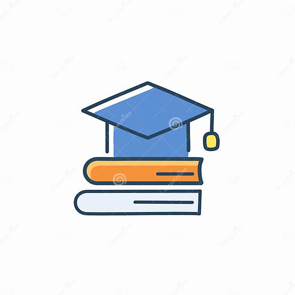 Vector Illustrations Icon Designed for Symbol of Education Scholars ...