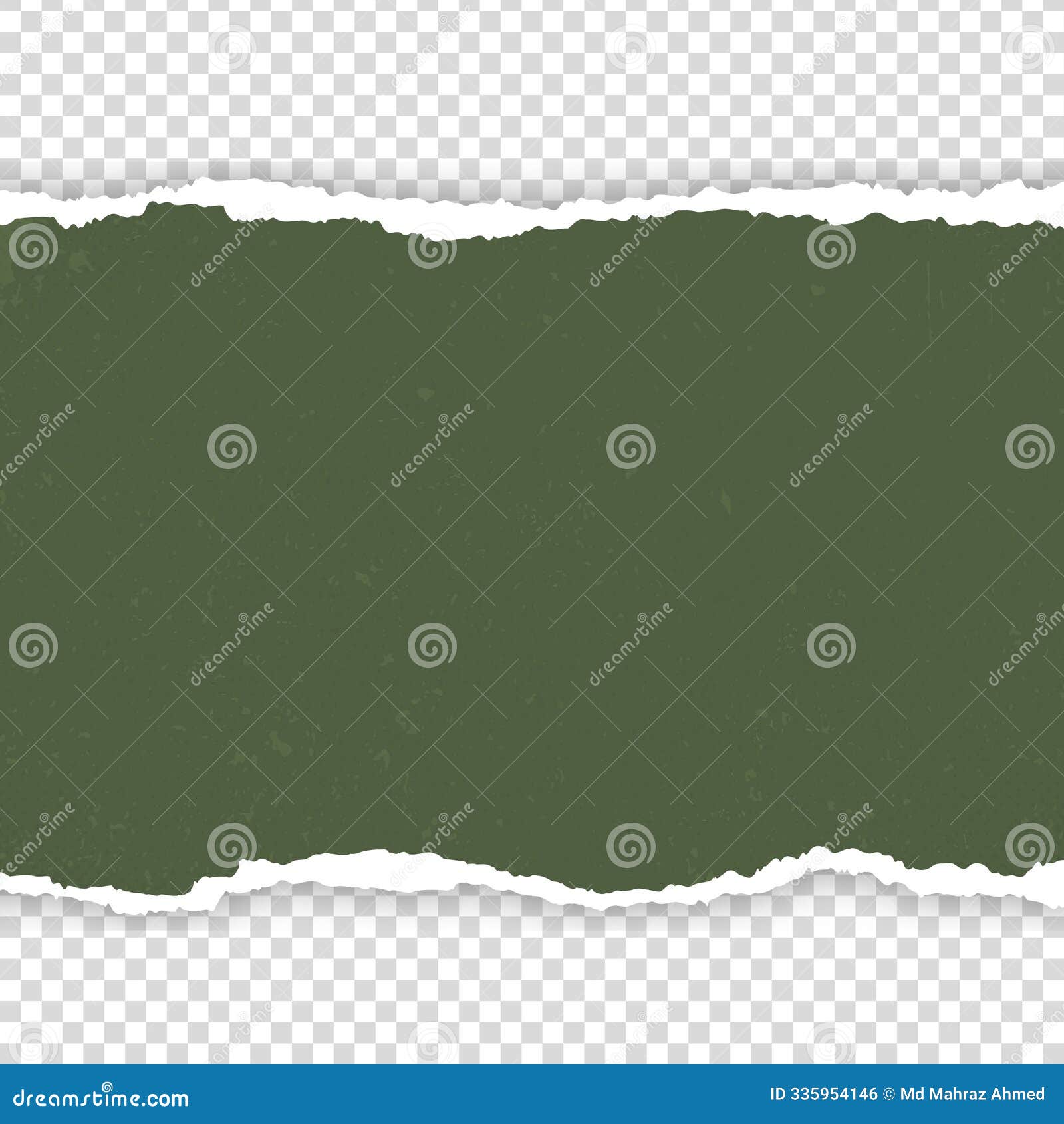 Ripped and Torn Paper on Transparent Background Stock Vector ...