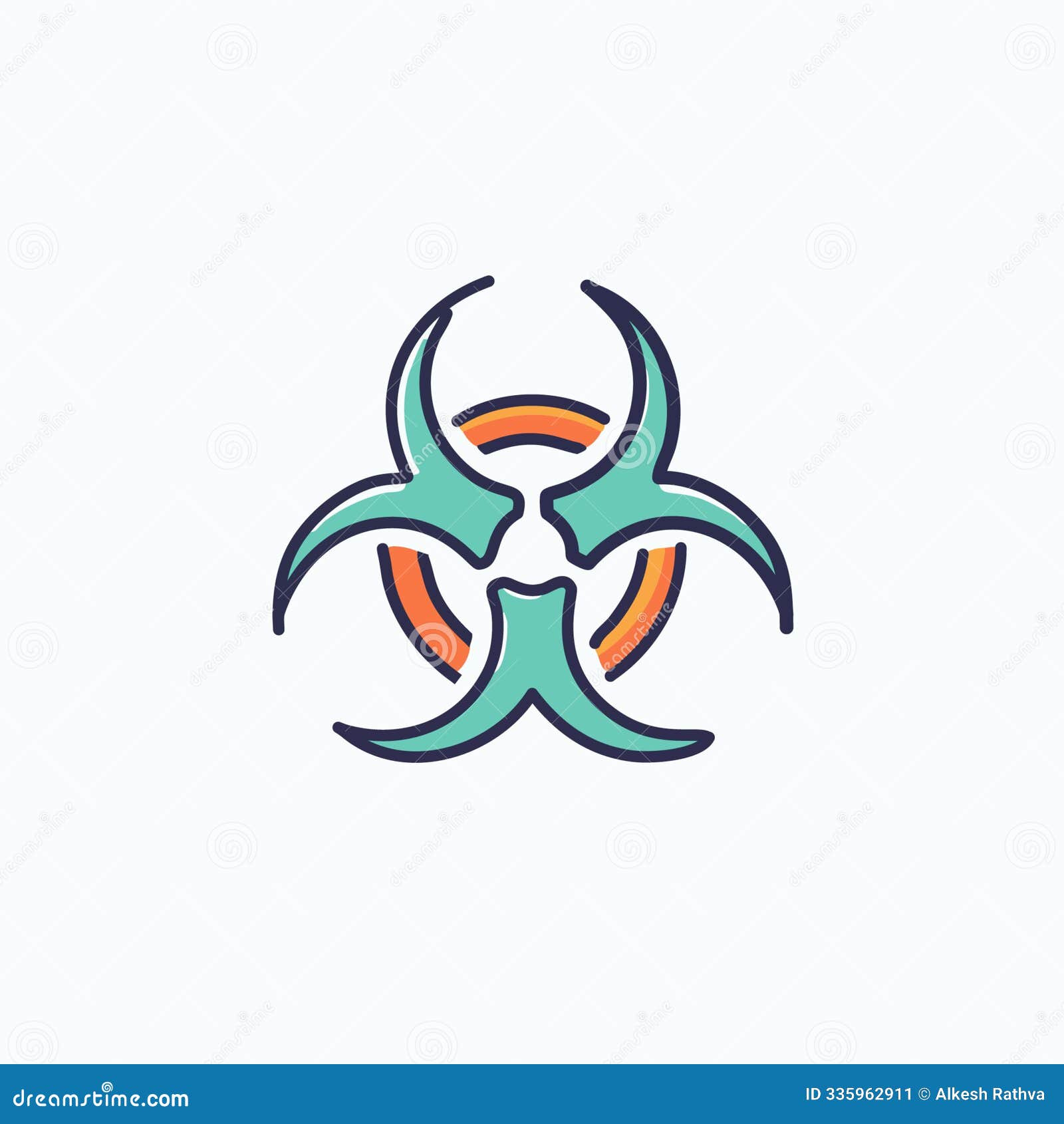 Icon Design for the Symbol of Biomedical Waste Process. Stock ...