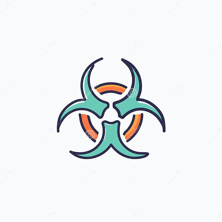 Icon Design for the Symbol of Biomedical Waste Process. Stock ...