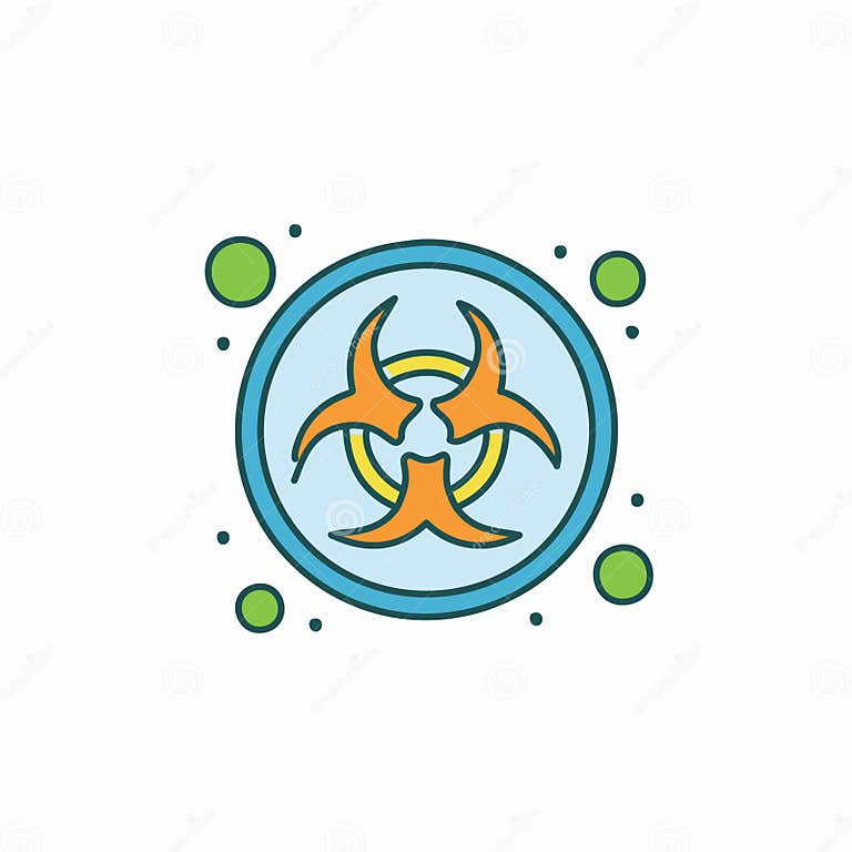 Icon Design for the Symbol of Biomedical Waste Process. Stock ...