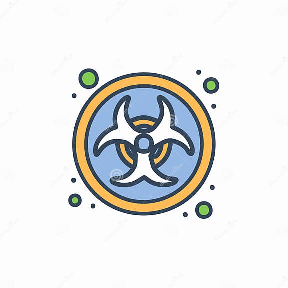 Icon Design for the Symbol of Biomedical Waste Process. Stock ...