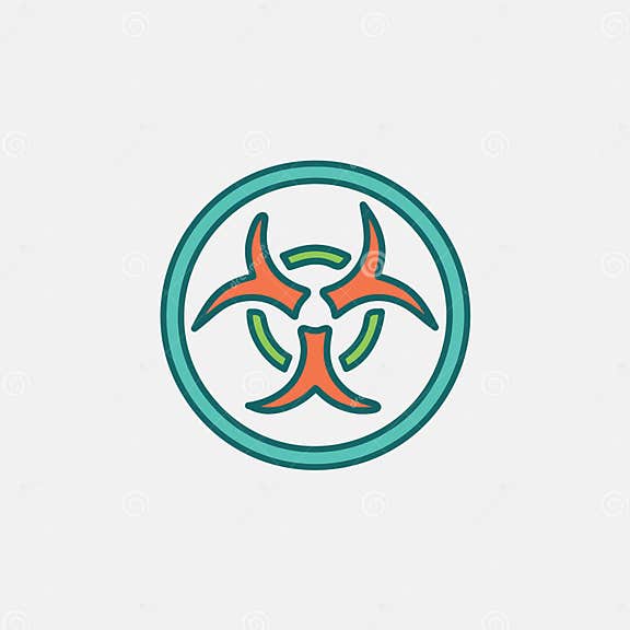 Icon Design for the Symbol of Biomedical Waste Process. Stock ...