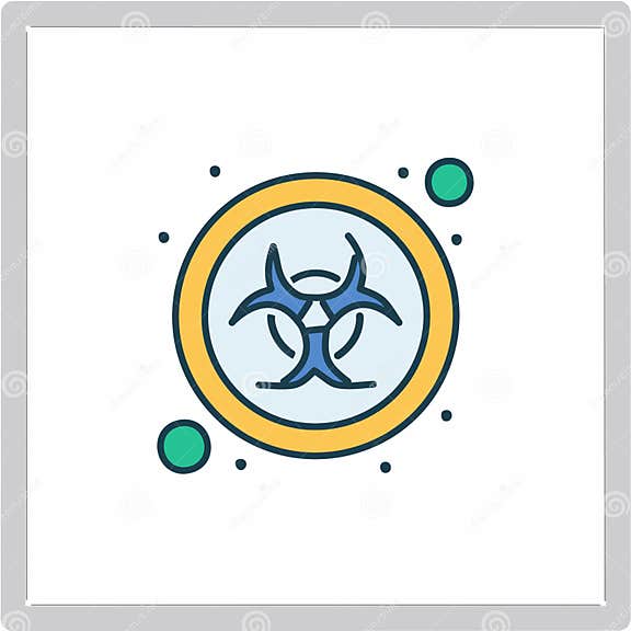 Icon Design for the Symbol of Biomedical Waste Process. Stock ...