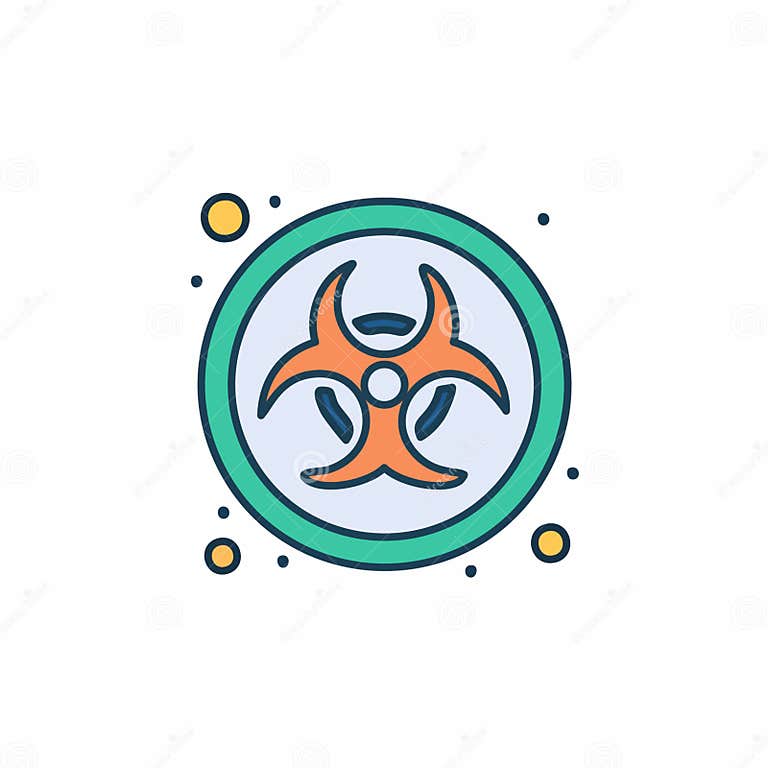 Icon Design for the Symbol of Biomedical Waste Process. Stock ...