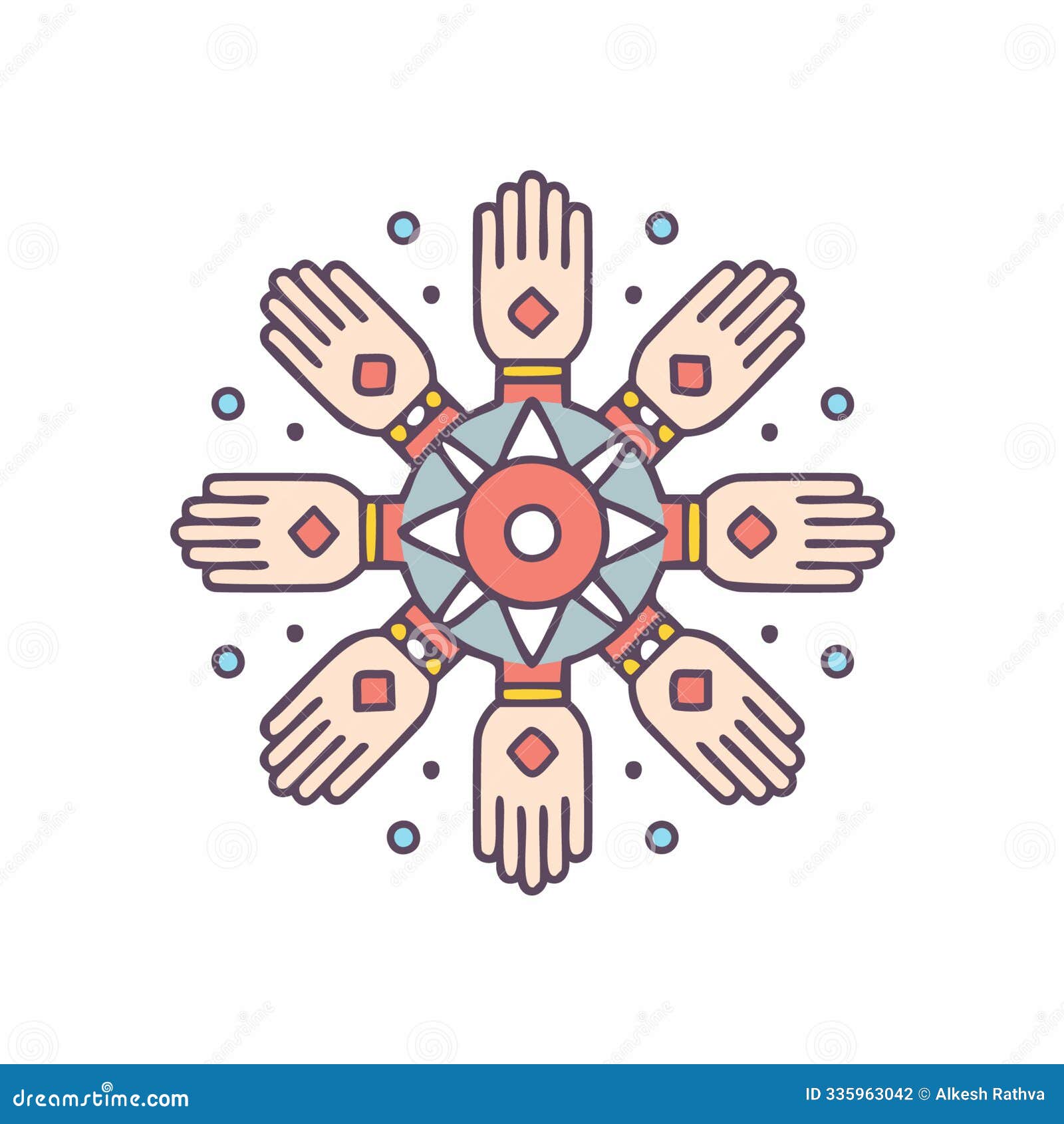 Business Cooperation Symbol Design in Vector. Stock Illustration ...