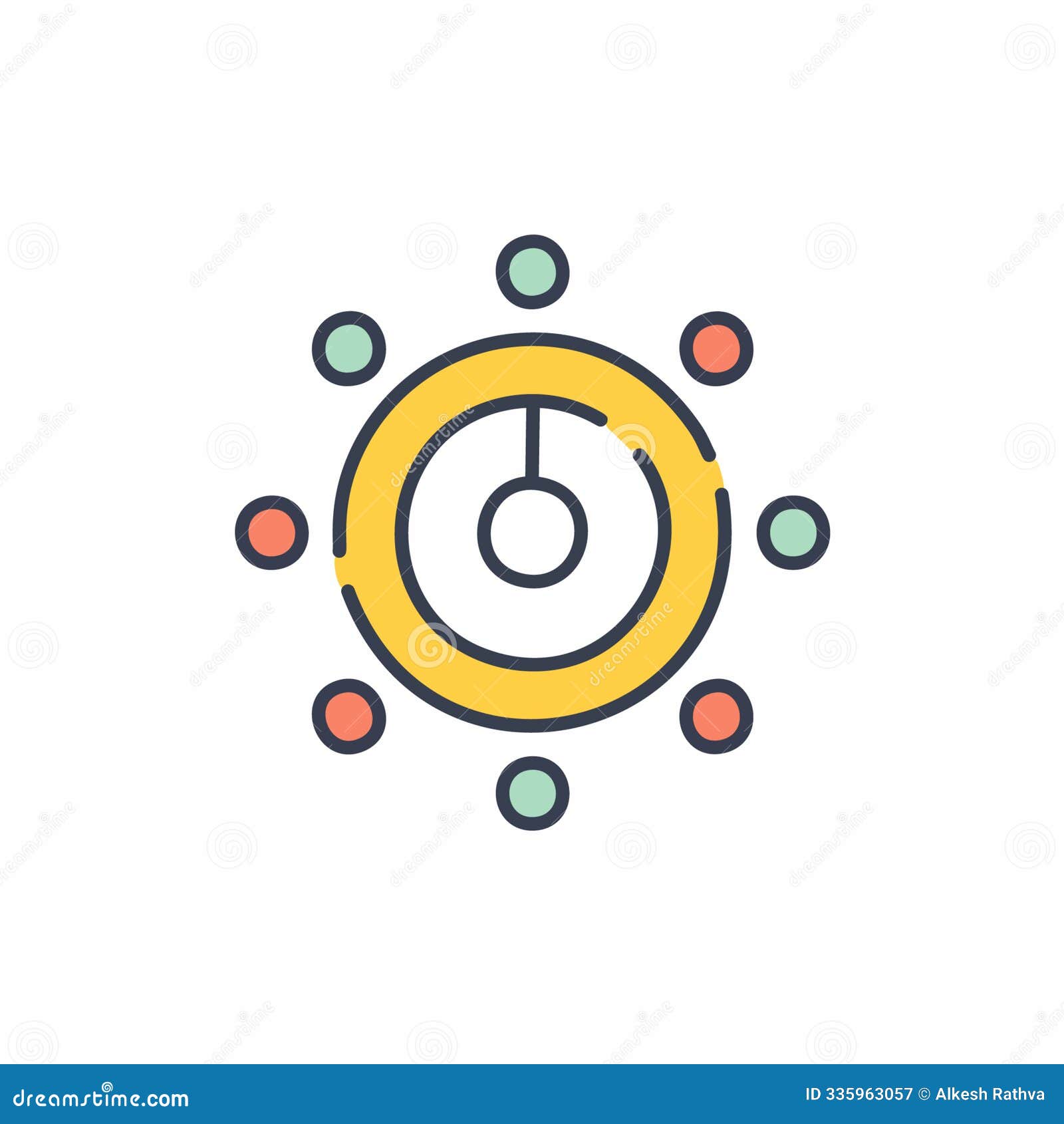 Business Cooperation Symbol Design in Vector. Stock Illustration ...