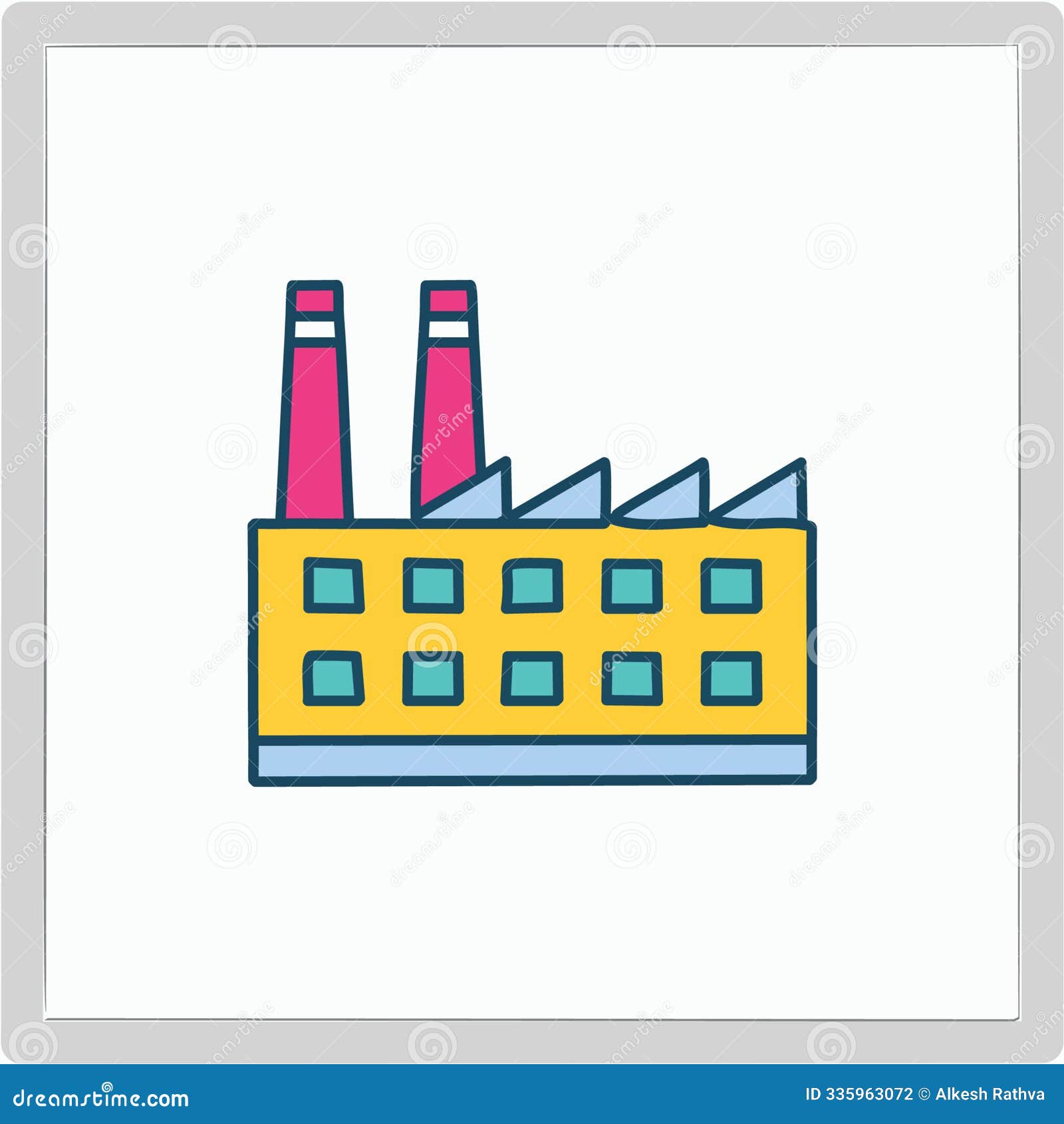 Vector Icon Designed for Symbol Represents the Industry. Stock ...