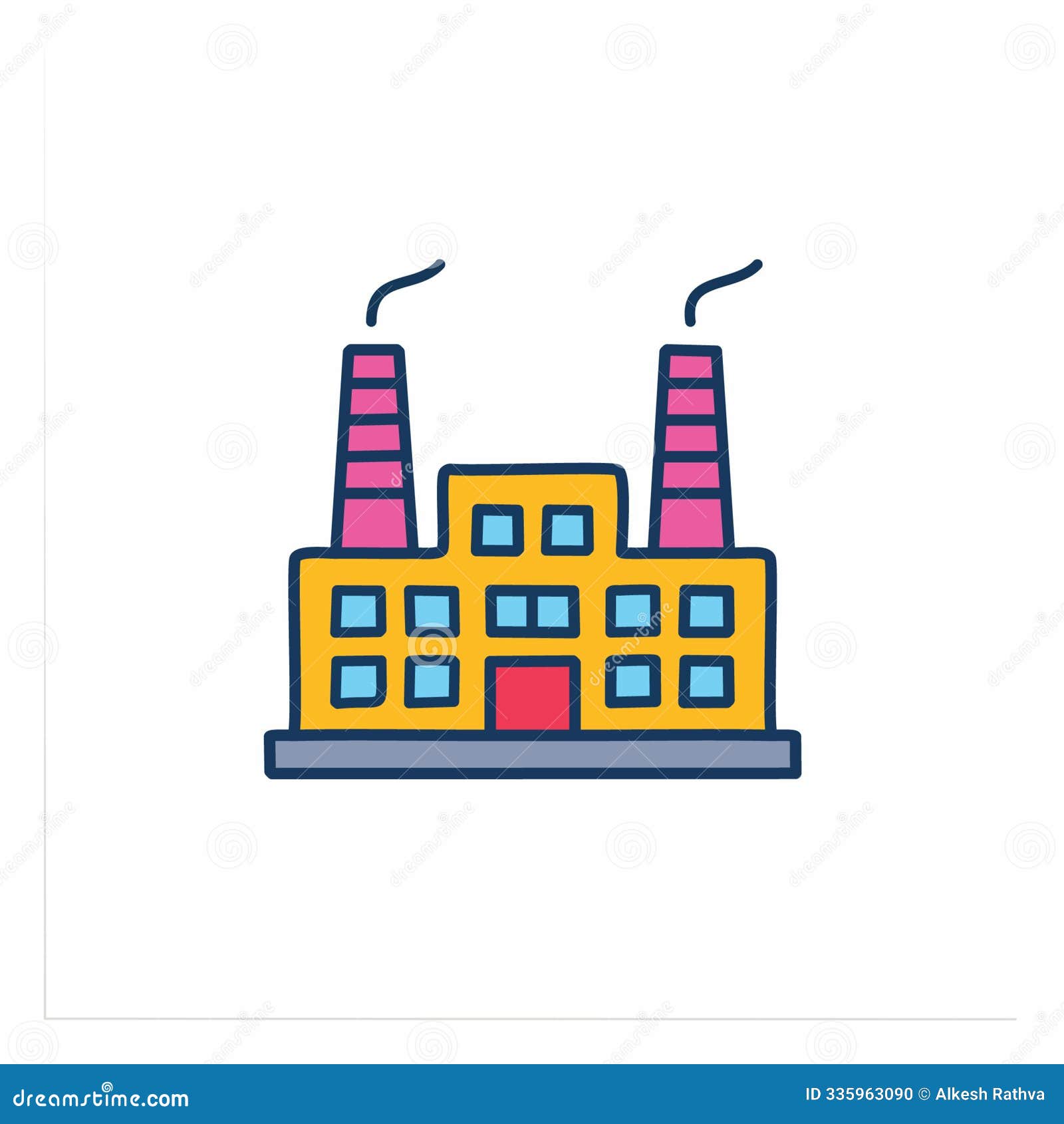 Vector Icon Designed for Symbol Represents the Industry. Stock ...