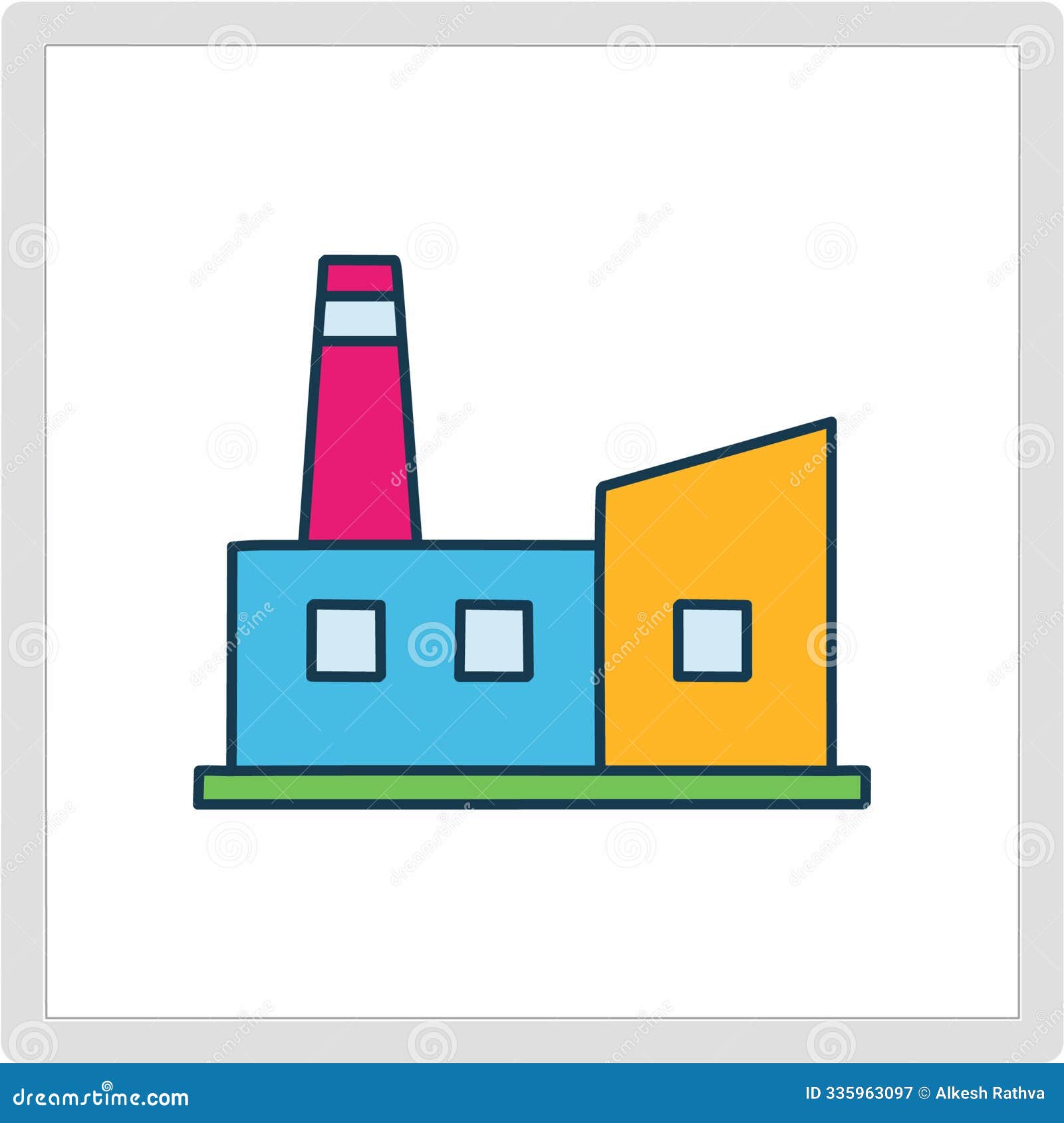 Vector Icon Designed for Symbol Represents the Industry. Stock ...