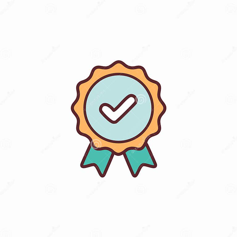 Vector Icon Design for Symbol of Business Budge. Stock Illustration ...