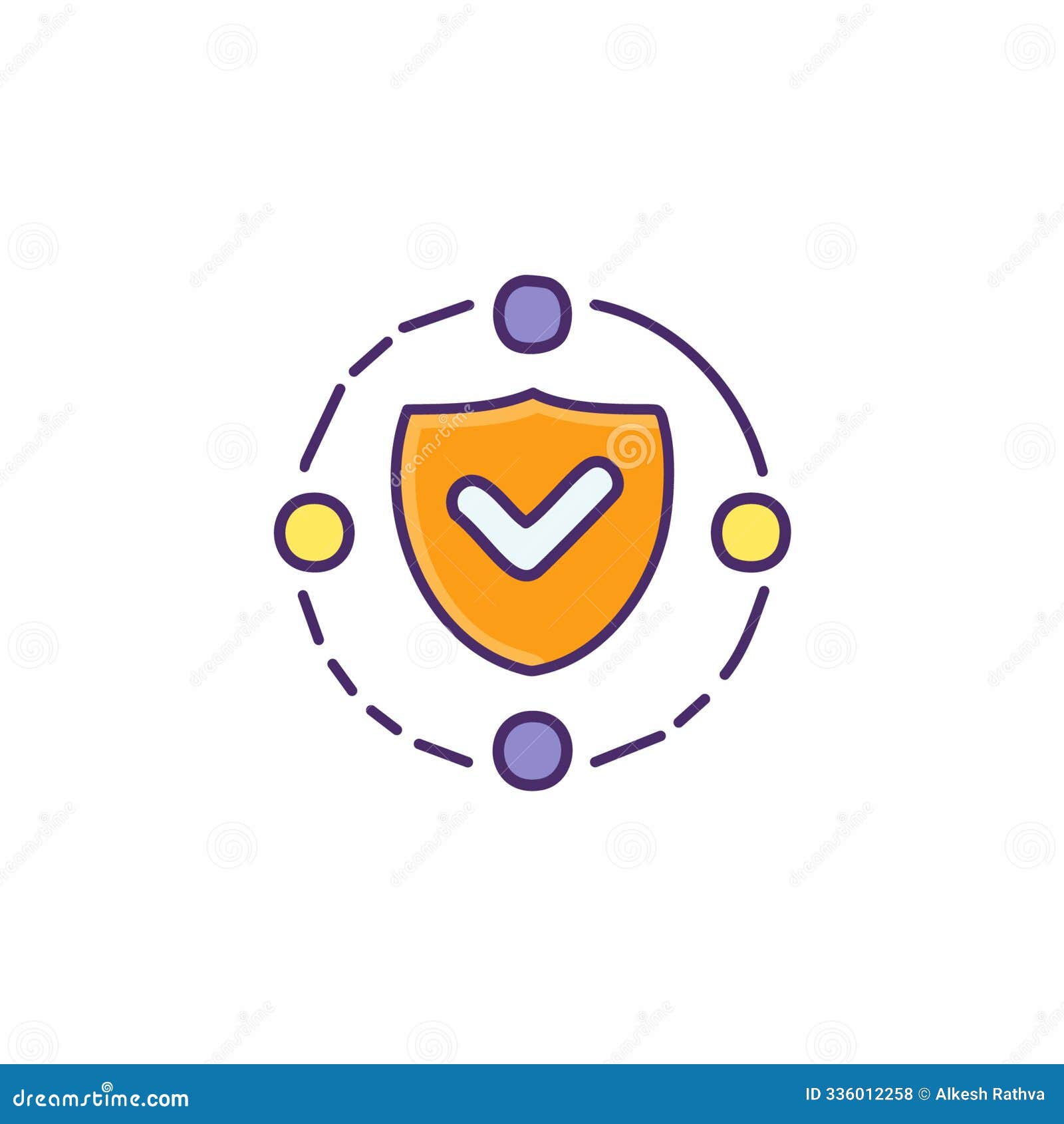 Icon Design for Symbol Represents the Trust Stock Illustration ...