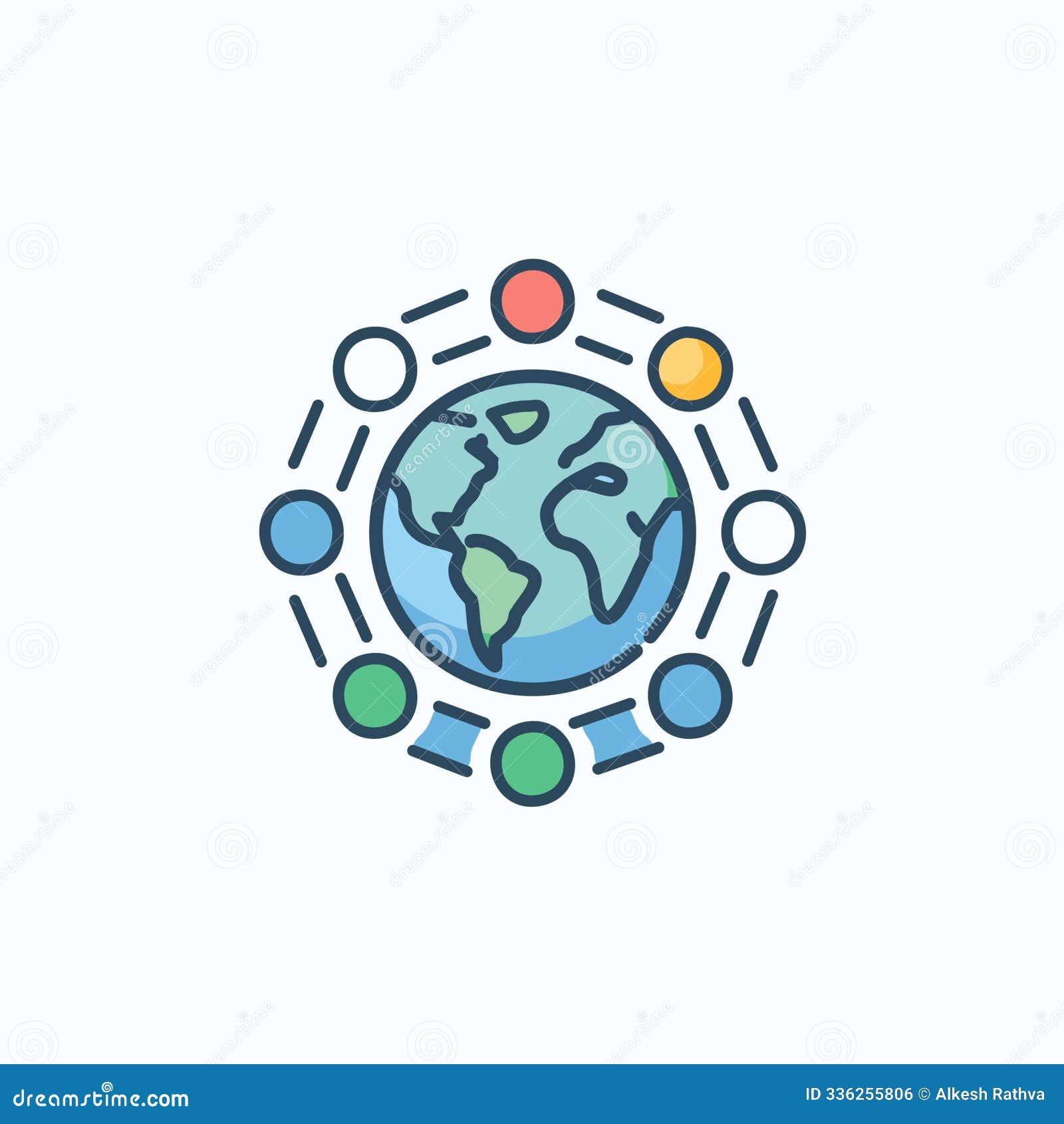 Icon Designed for Symbol of Biodiversity. Stock Illustration ...