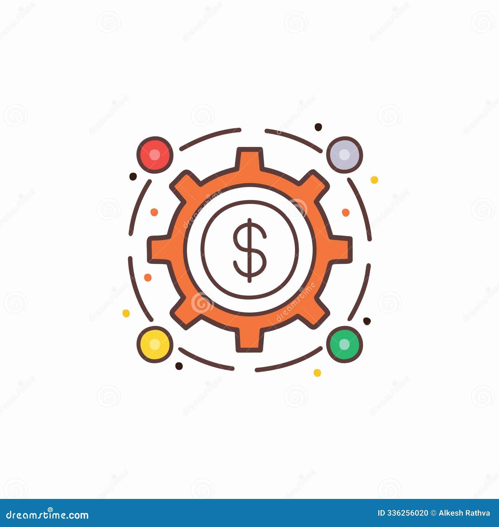 Icon Diagram Created for Symbol of Competence. Stock Illustration ...