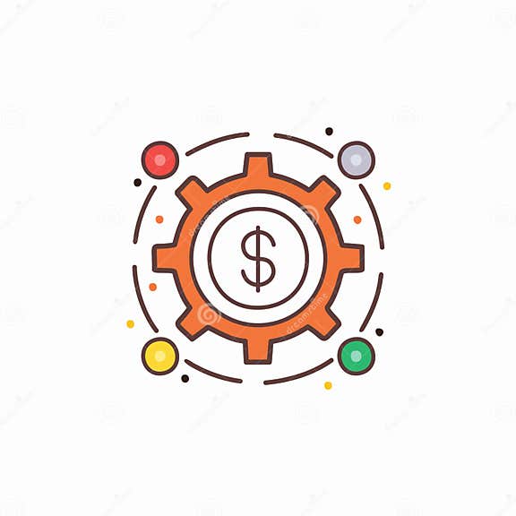 Icon Diagram Created for Symbol of Competence. Stock Illustration ...