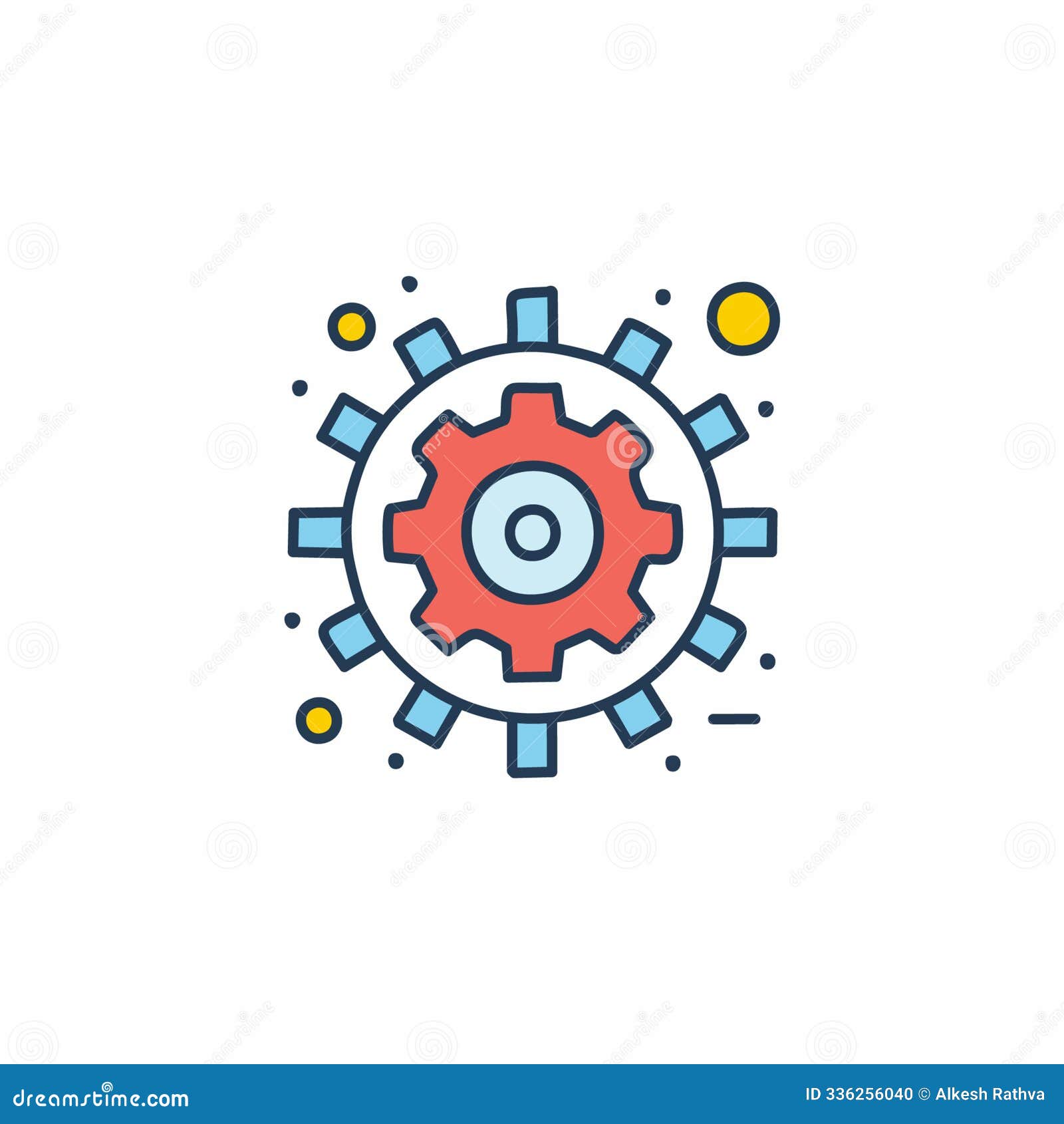 Icon Diagram Created for Symbol of Competence. Stock Illustration ...