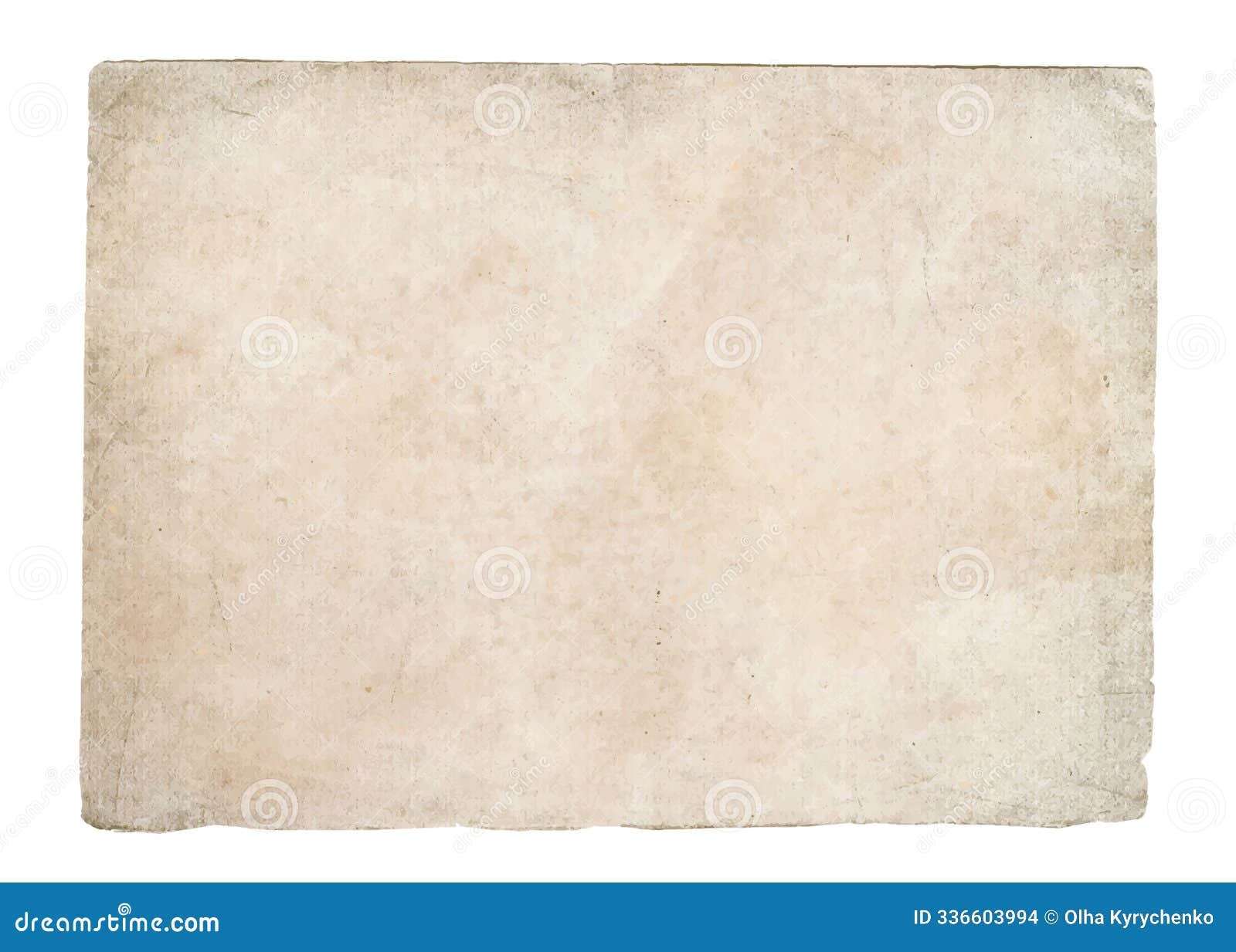 Vintage Old Paper Sheet. Antique Paper Faded Texture, Vector Stock ...