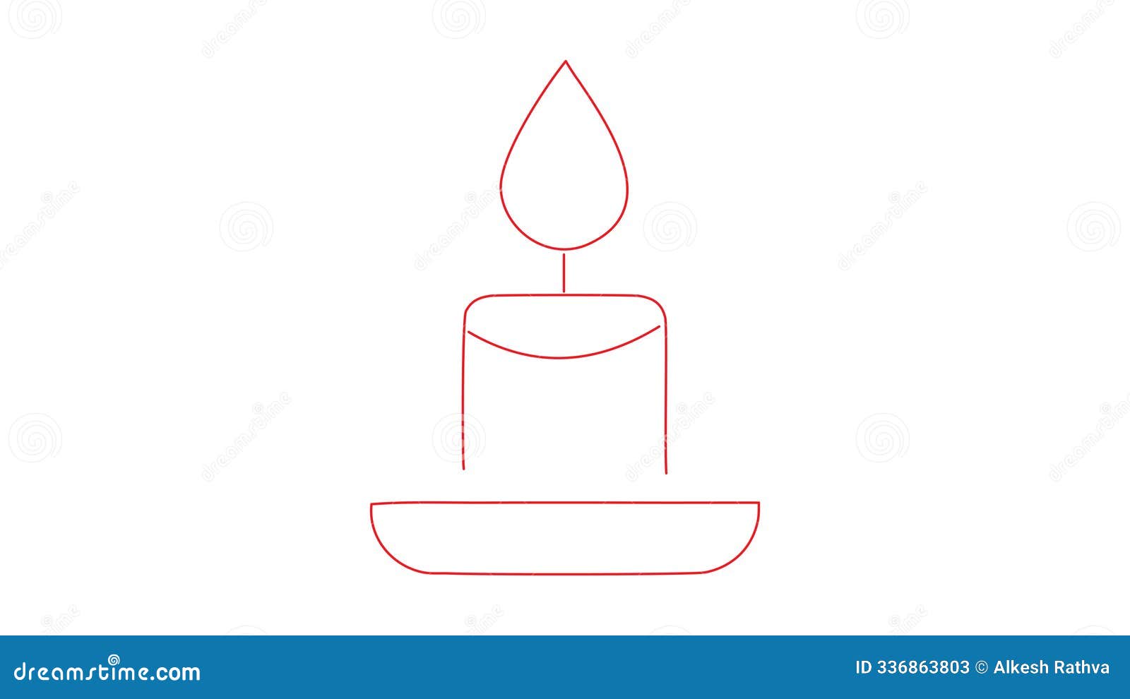 Vector Icon Designed for Symbol of Paraffin Candle. Stock Illustration ...