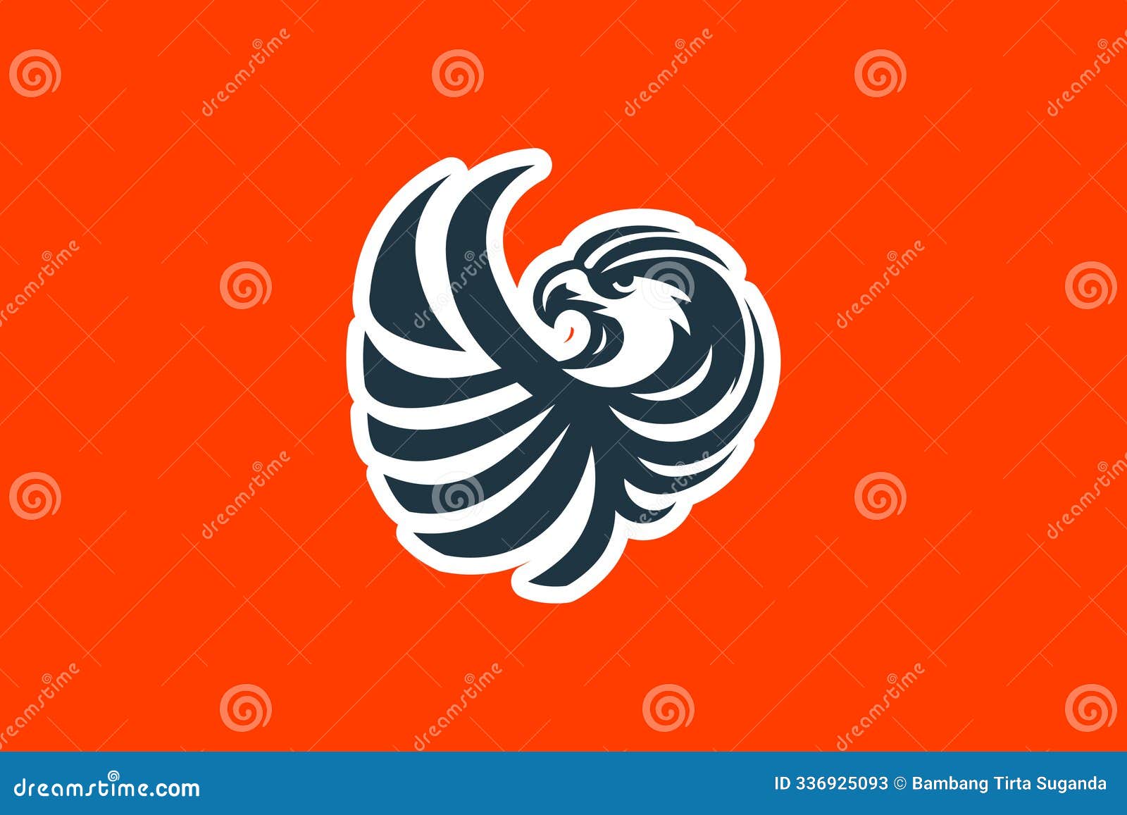 Vintage Falcon Logo Retro Falcon Emblem for T-Shirts, Logos, and ...