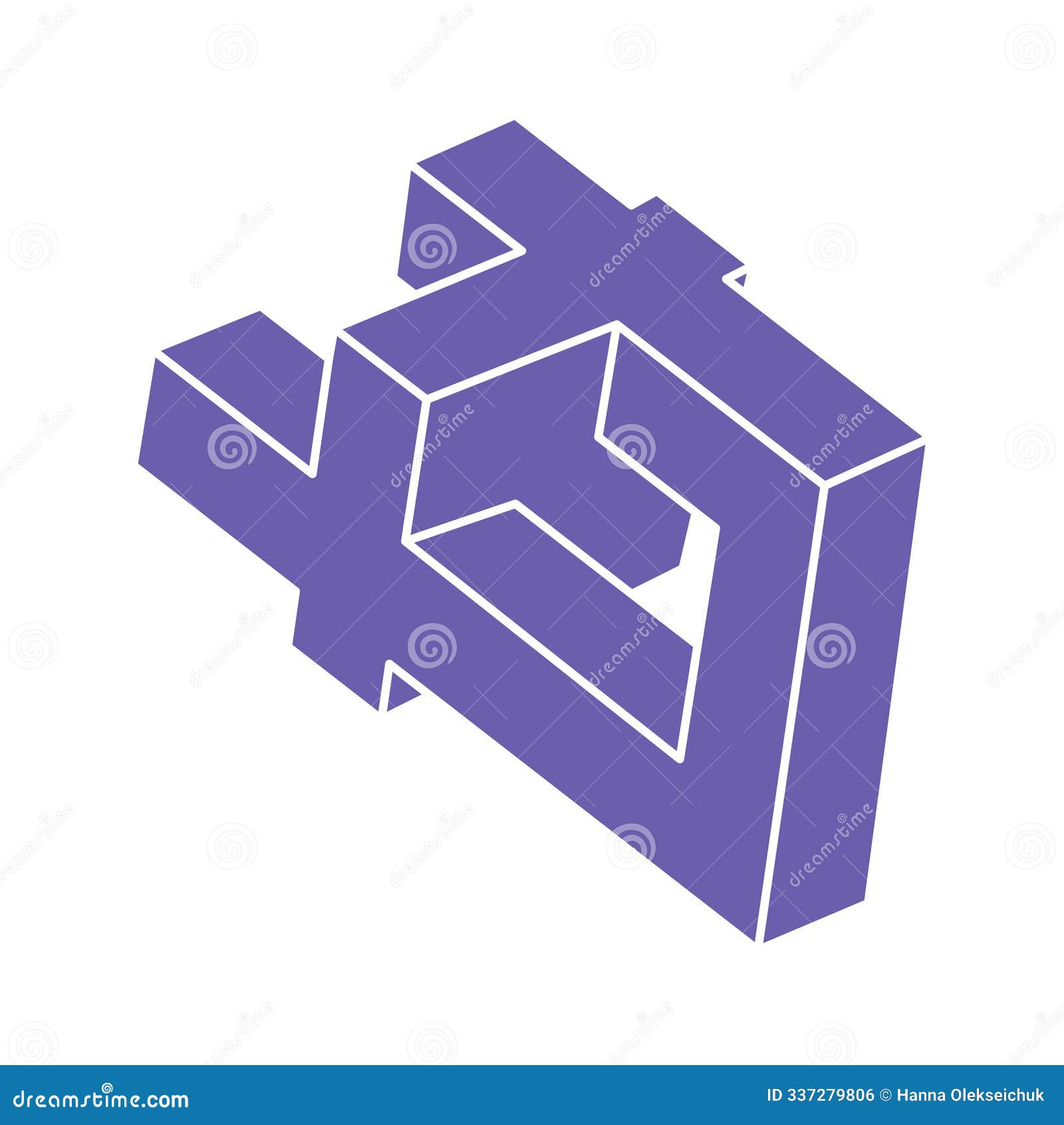 Impossible Shapes, Optical Illusion, Vector. Optical Art Objects. Logo ...