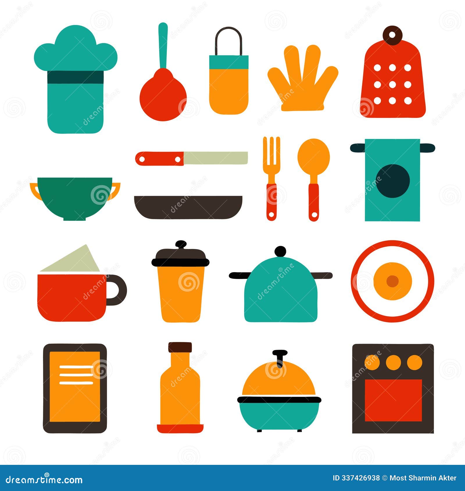 Comprehensive Kitchen Tools Silhouette Vector Collection Essential ...